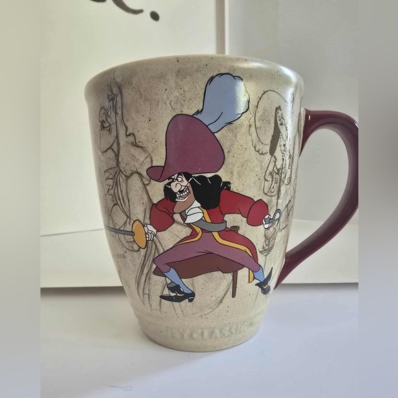 Disney | Dining | Disney Store Classics Mug Captain Hook Animated ...